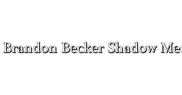 Brandon Becker Shadow Medium Regular